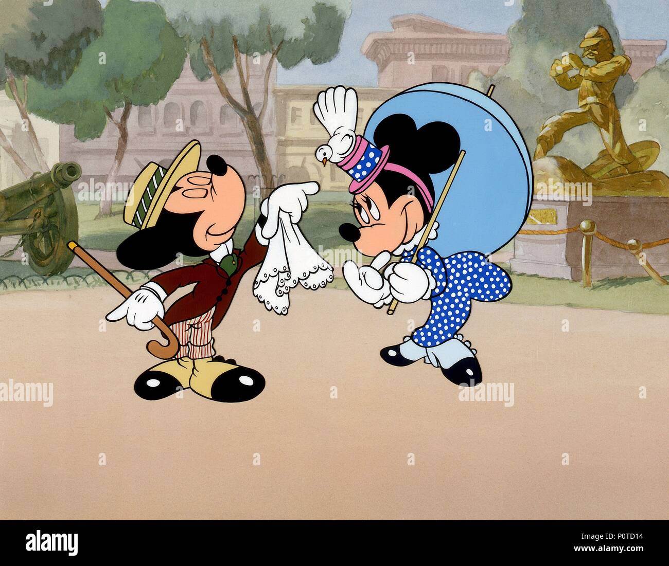 Beschreibung: Aufnahme der Micky Maus Cartoons.. Original Film Titel ...