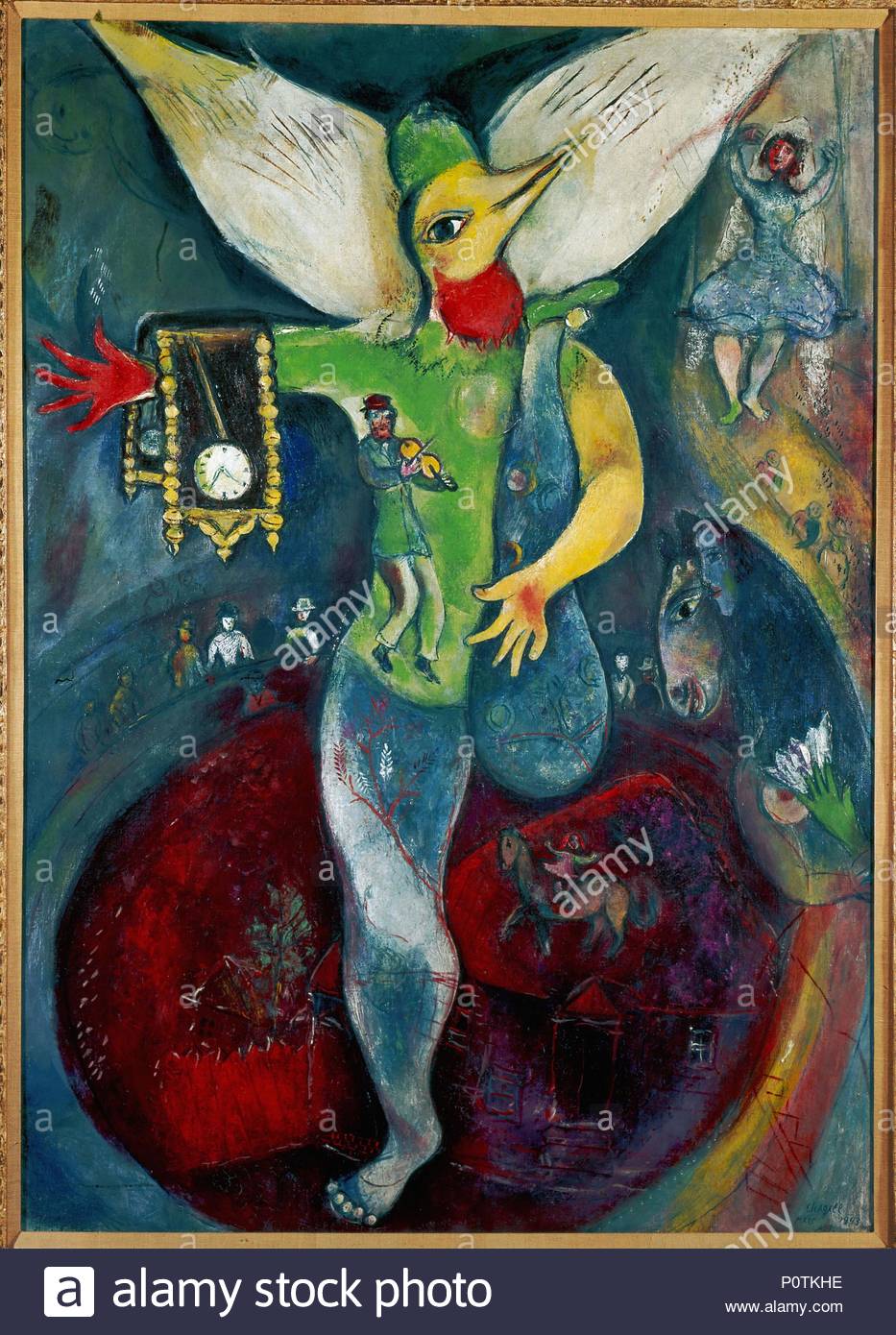 The Violinist By Marc Chagall Stockfotos & The Violinist By Marc ...