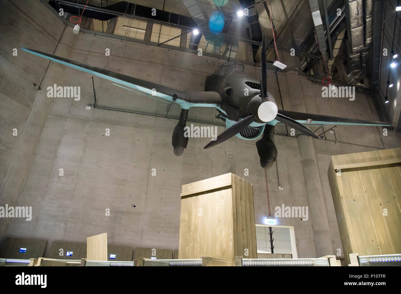 Deutsche Sturzkampfflugzeug Junkers Ju 87 Stuka als Teil der exhibion ...