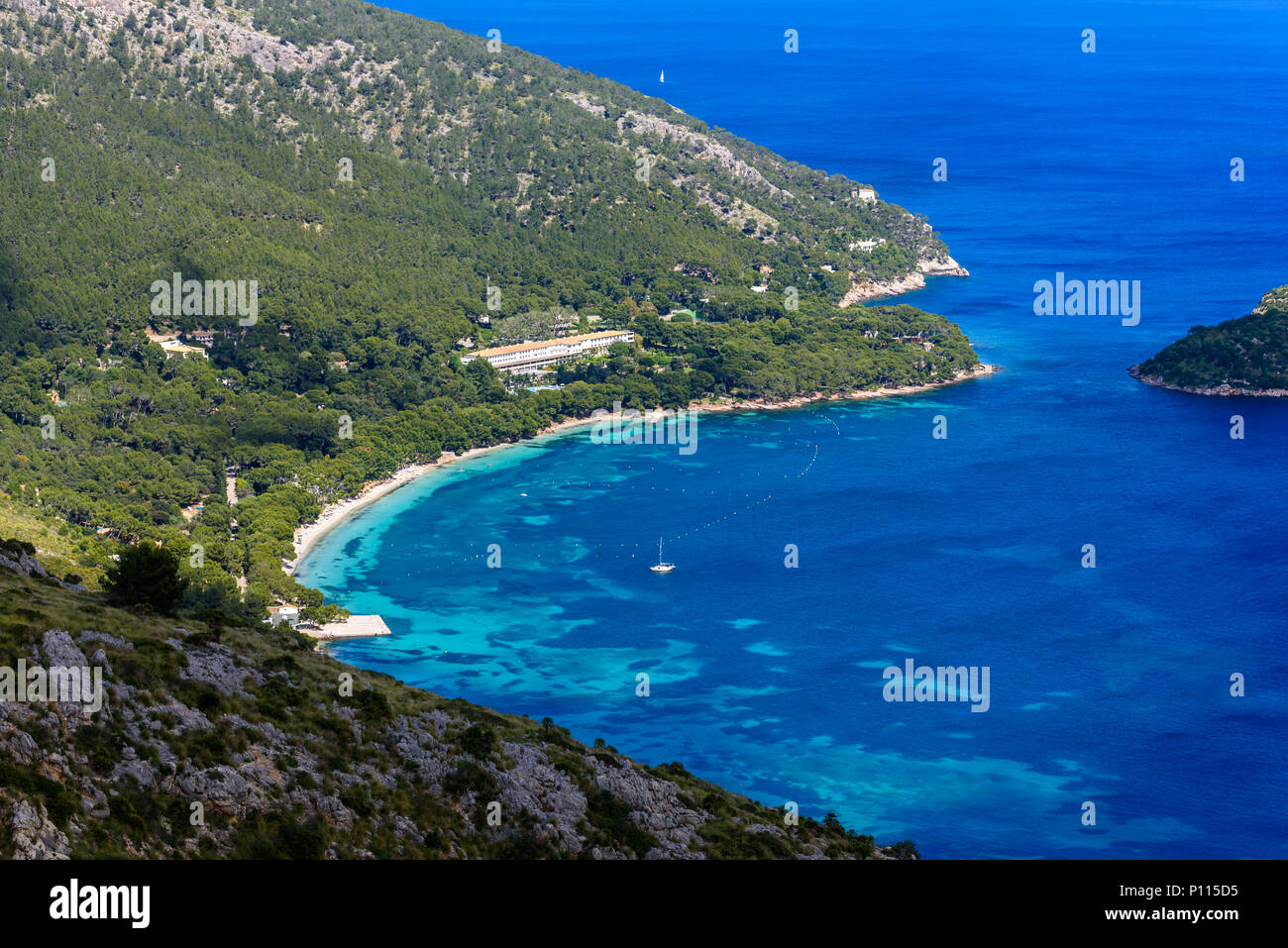 Playa de Formentor - schöne Küste von Mallorca, Spanien, Europa ...