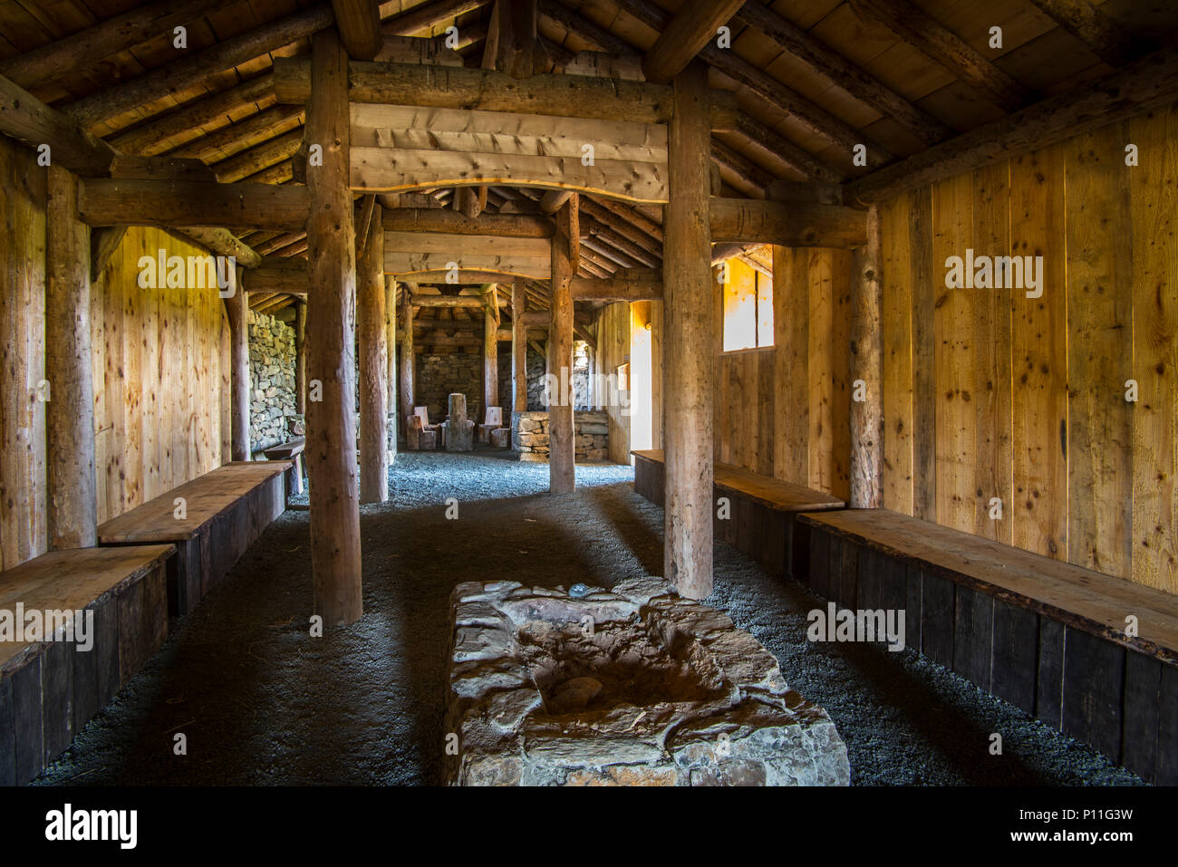 Wikinger langhaus -Fotos und -Bildmaterial in hoher Auflösung – Alamy