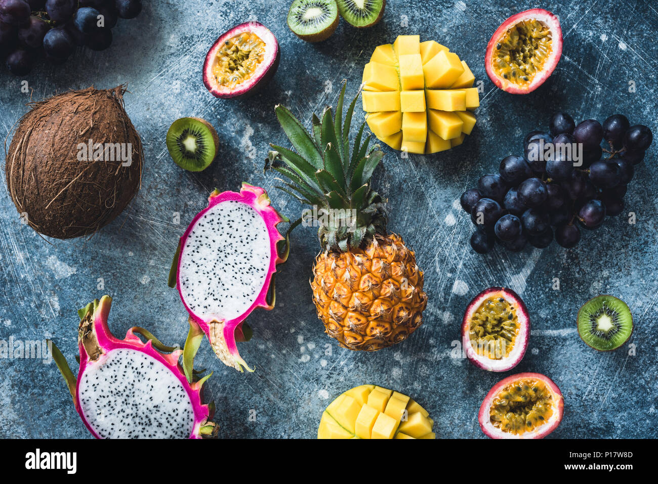 Exotische Frucht Stockfotos und -bilder Kaufen - Alamy