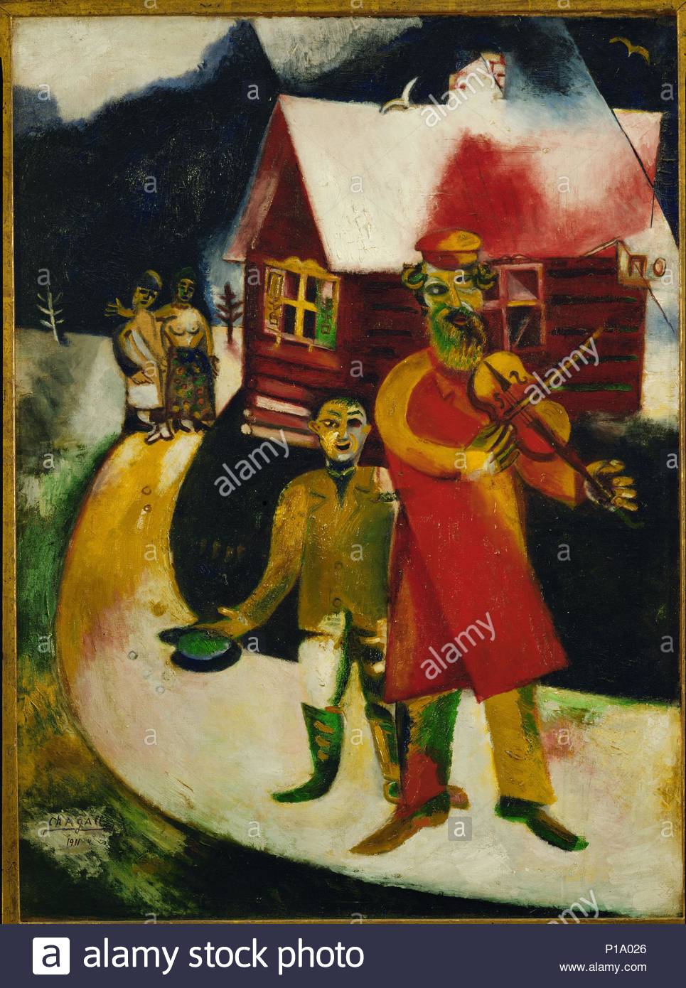 The Violinist By Marc Chagall Stockfotos & The Violinist By Marc ...