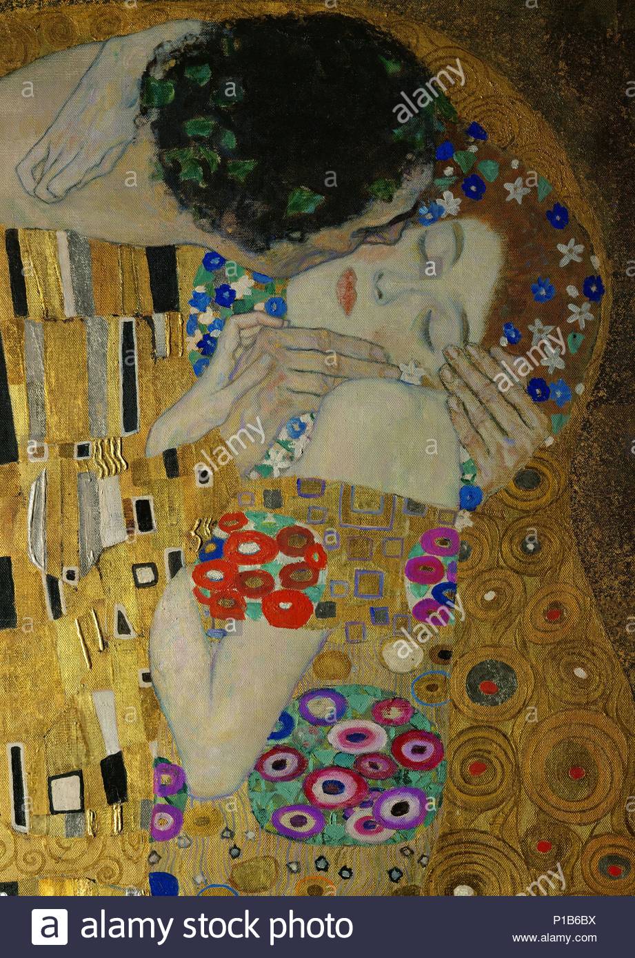 The Kiss Gustav Klimt Stockfotos & The Kiss Gustav Klimt Bilder - Alamy