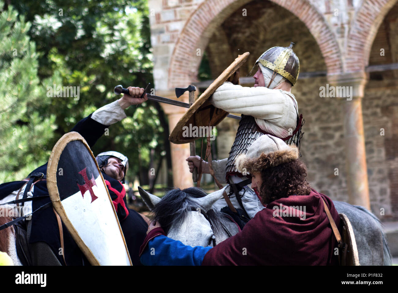 Schwertkampf Auf Pferd Stockfotos und -bilder Kaufen - Alamy