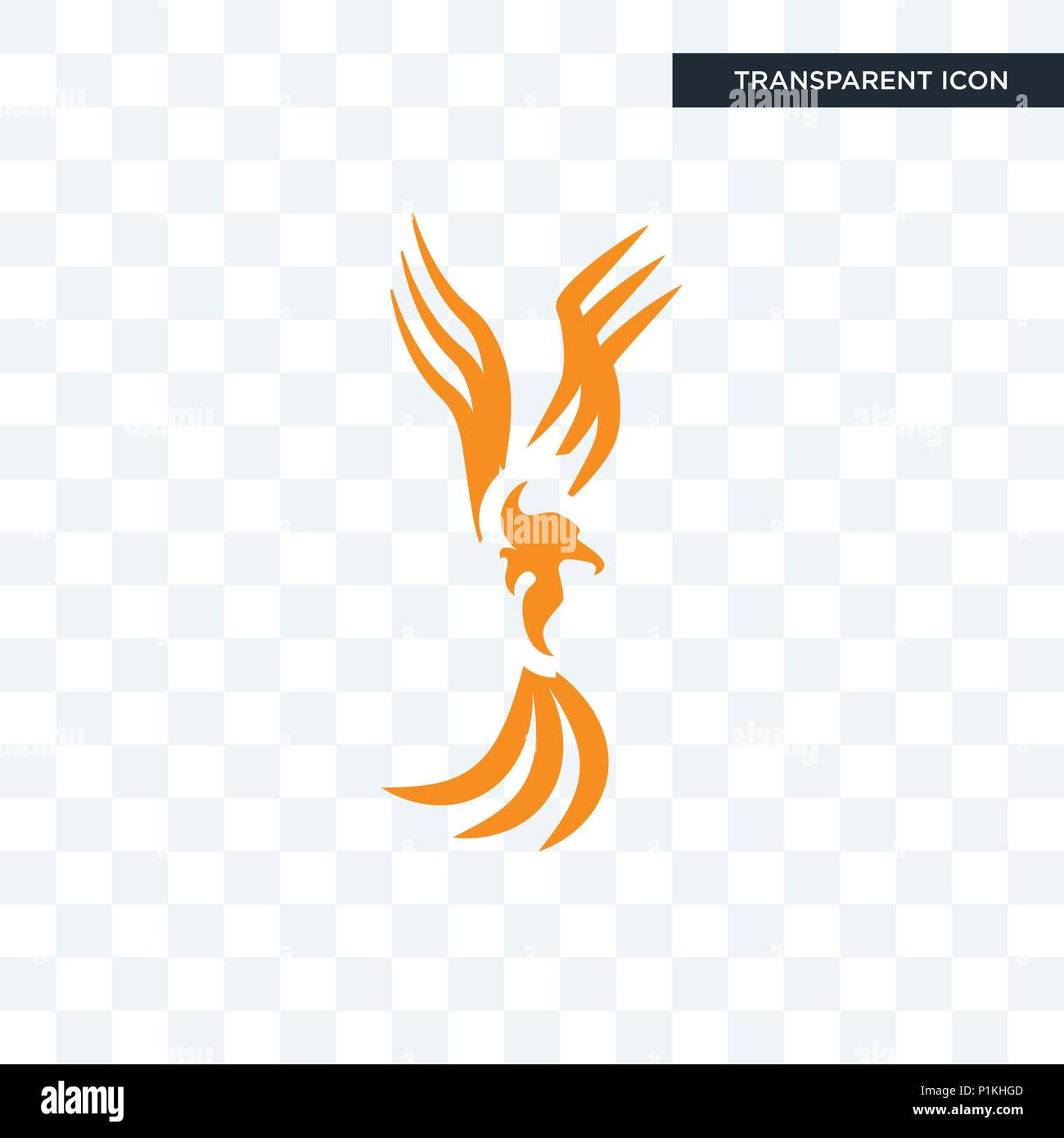 Anka vektor Icon auf transparentem Hintergrund isoliert, Anka logo ...