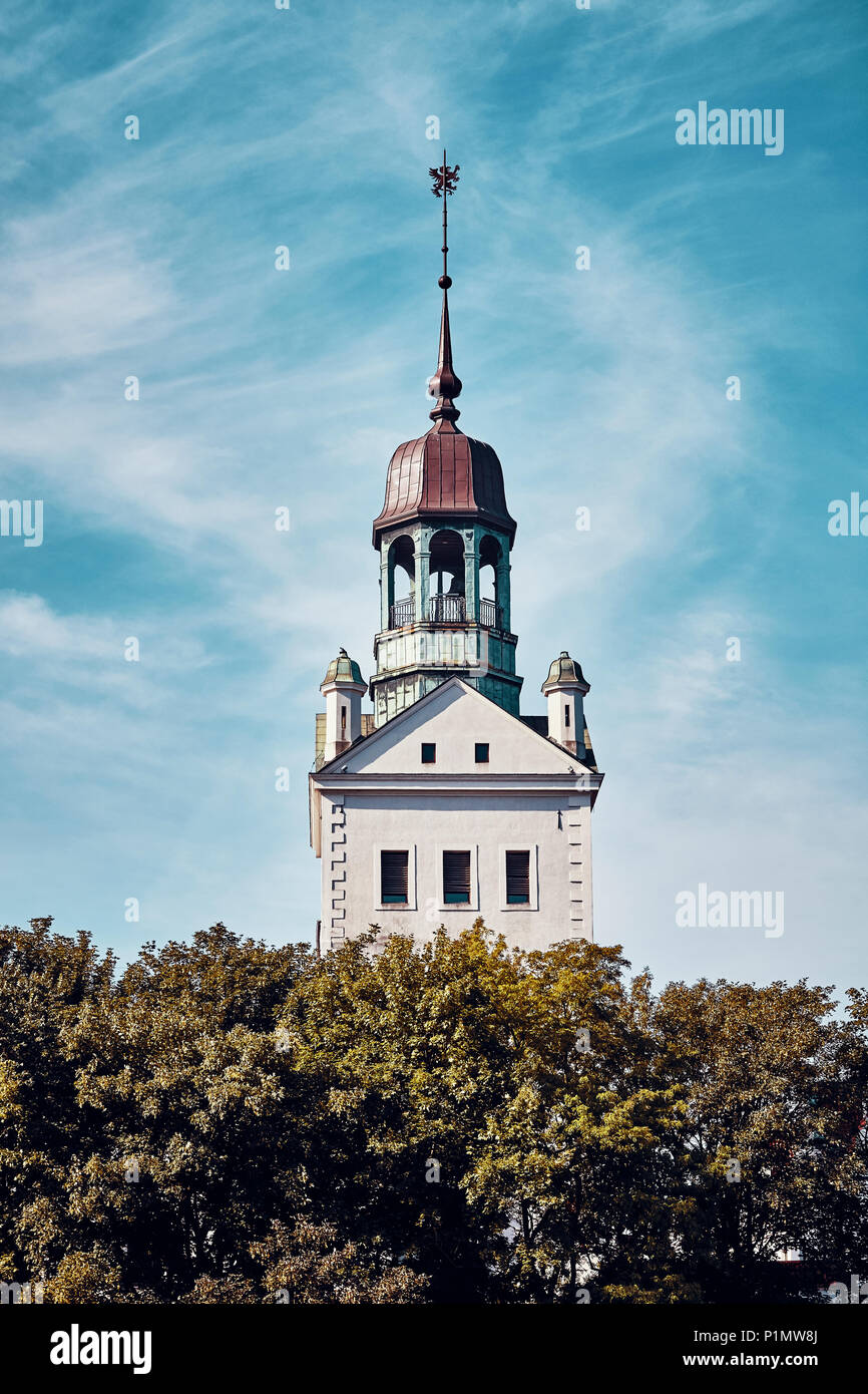 Retro getonten Bild von Schloss der Pommerschen Herzöge in Stettin ...