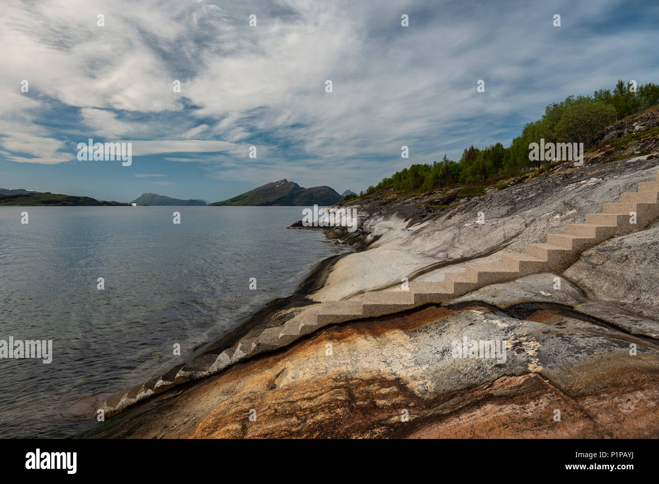 Norwegische Szenische Route Helgelandskysten Stockfotos und -bilder ...