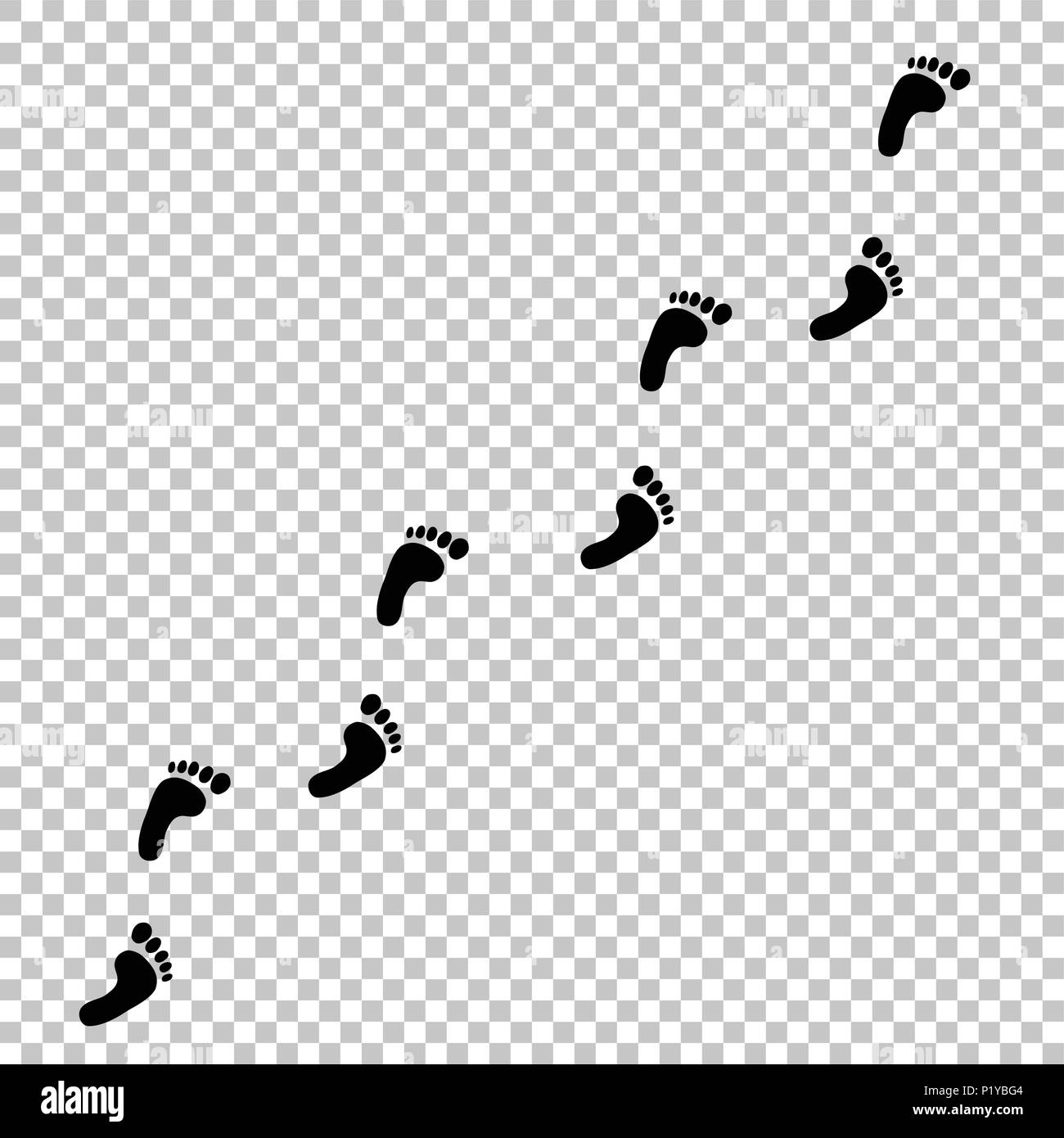 Diagonale spur von spuren Stock-Vektorgrafiken kaufen - Alamy