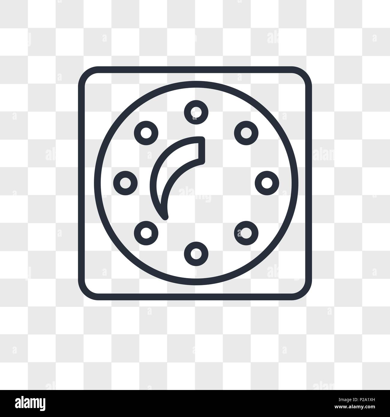 Dimmer vektor Icon auf transparentem Hintergrund isoliert, Dimmer logo ...