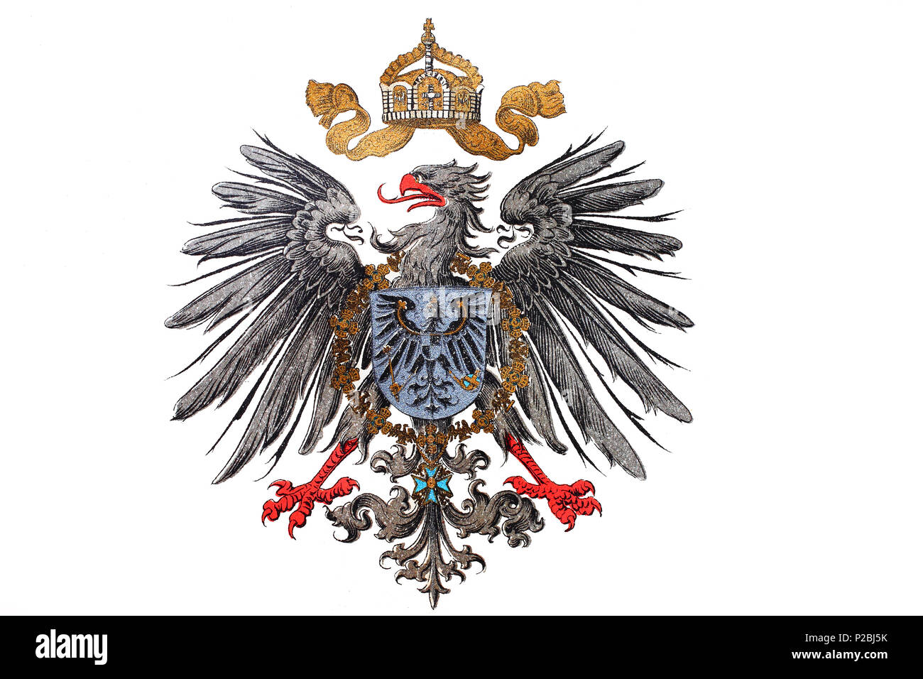 Wappen des Deutschen Reiches, mit Adler, Wappen des Deutsches Reich ...