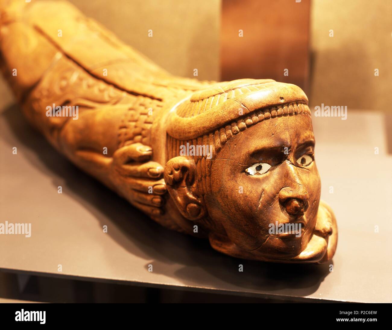 Mexiko Mexiko D.F. . Museo Nacional de Antropologia. Teponaxtle del ...