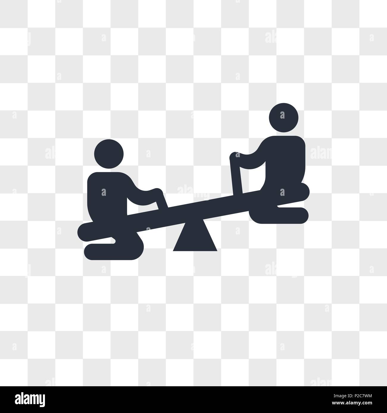 Kinder sehen an, sah Vektor Icon auf transparentem Hintergrund isoliert ...