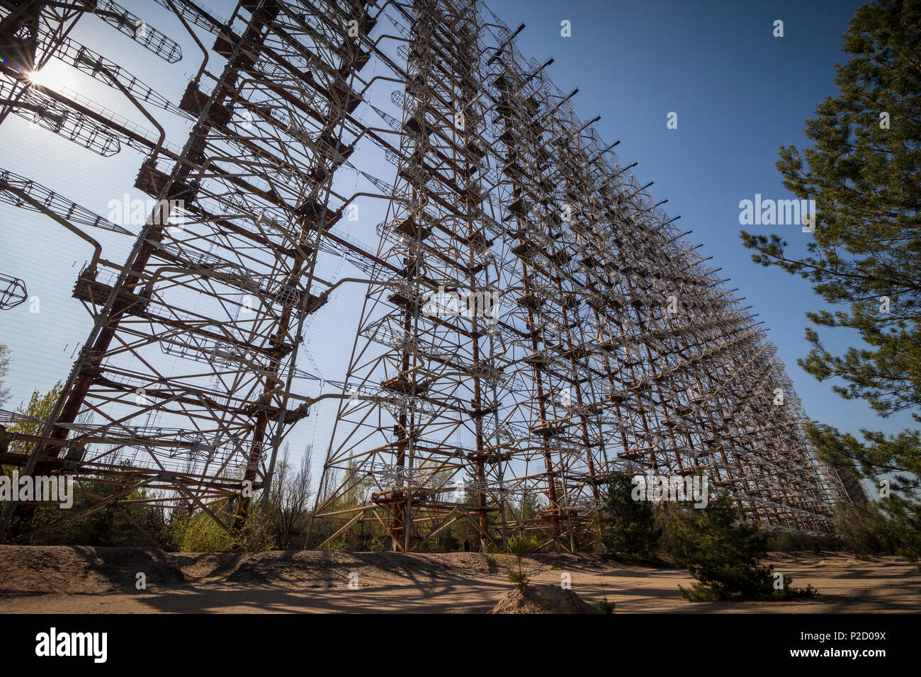 Duga-3 war ein sowjetisches early warning Radar für anti-ballistic ...
