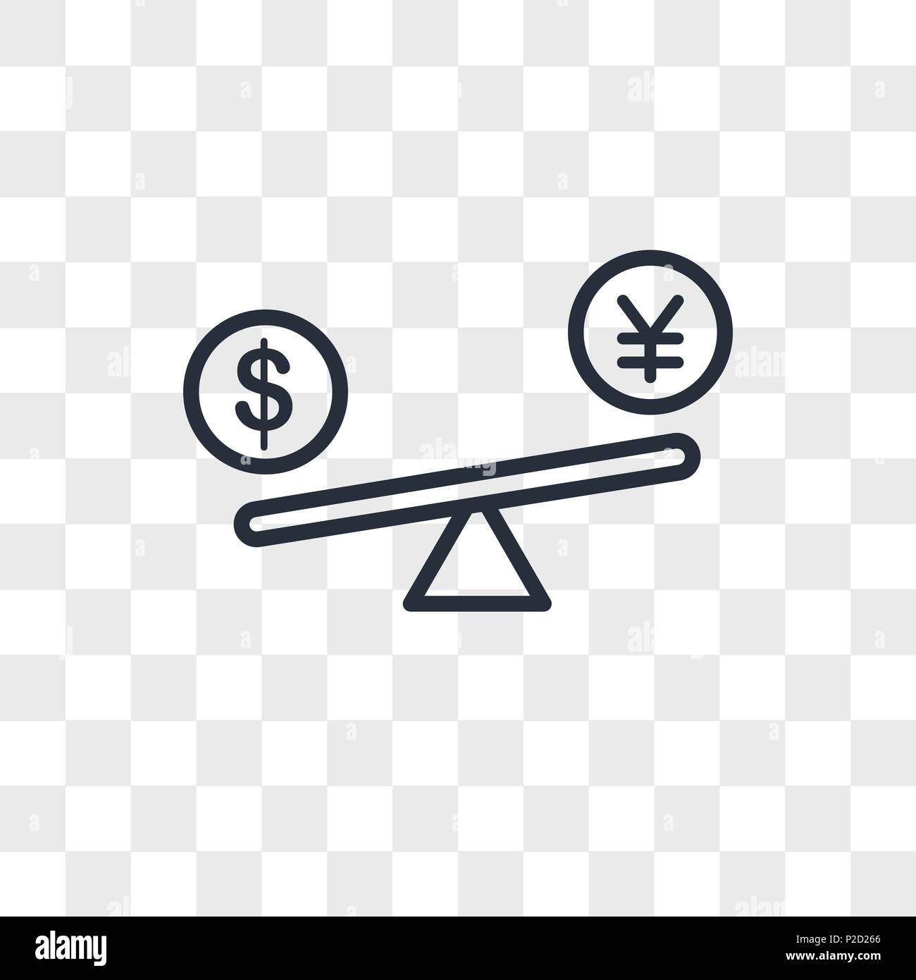 Preis vergleich Vektor Icon auf transparentem Hintergrund isoliert ...