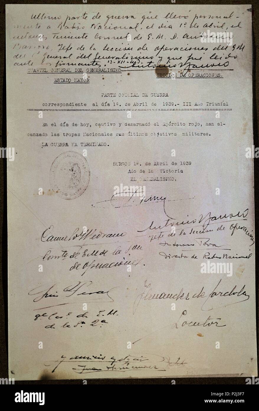 Spanische geschichte kriegsgeschichte historisches archiv archiv -Fotos und -Bildmaterial in ...