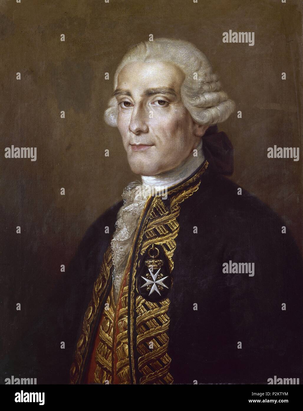 Spanische Wissenschaftler und Segler. Madrid, Naval Museum. Autor ...