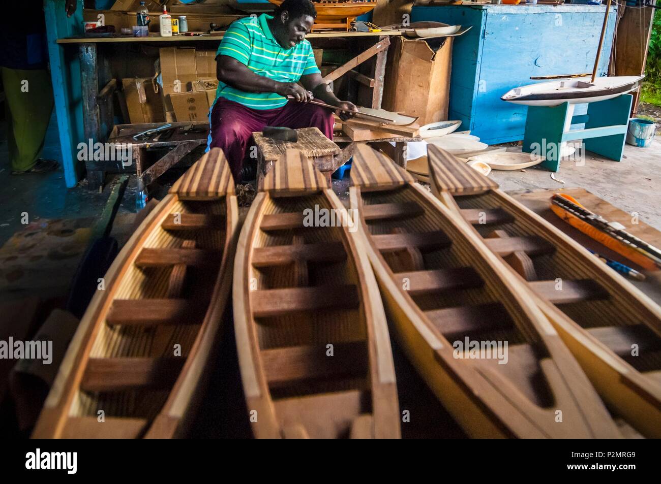 Karibik, Kleine Antillen, St. Vincent und die Grenadinen Bequia Island ...