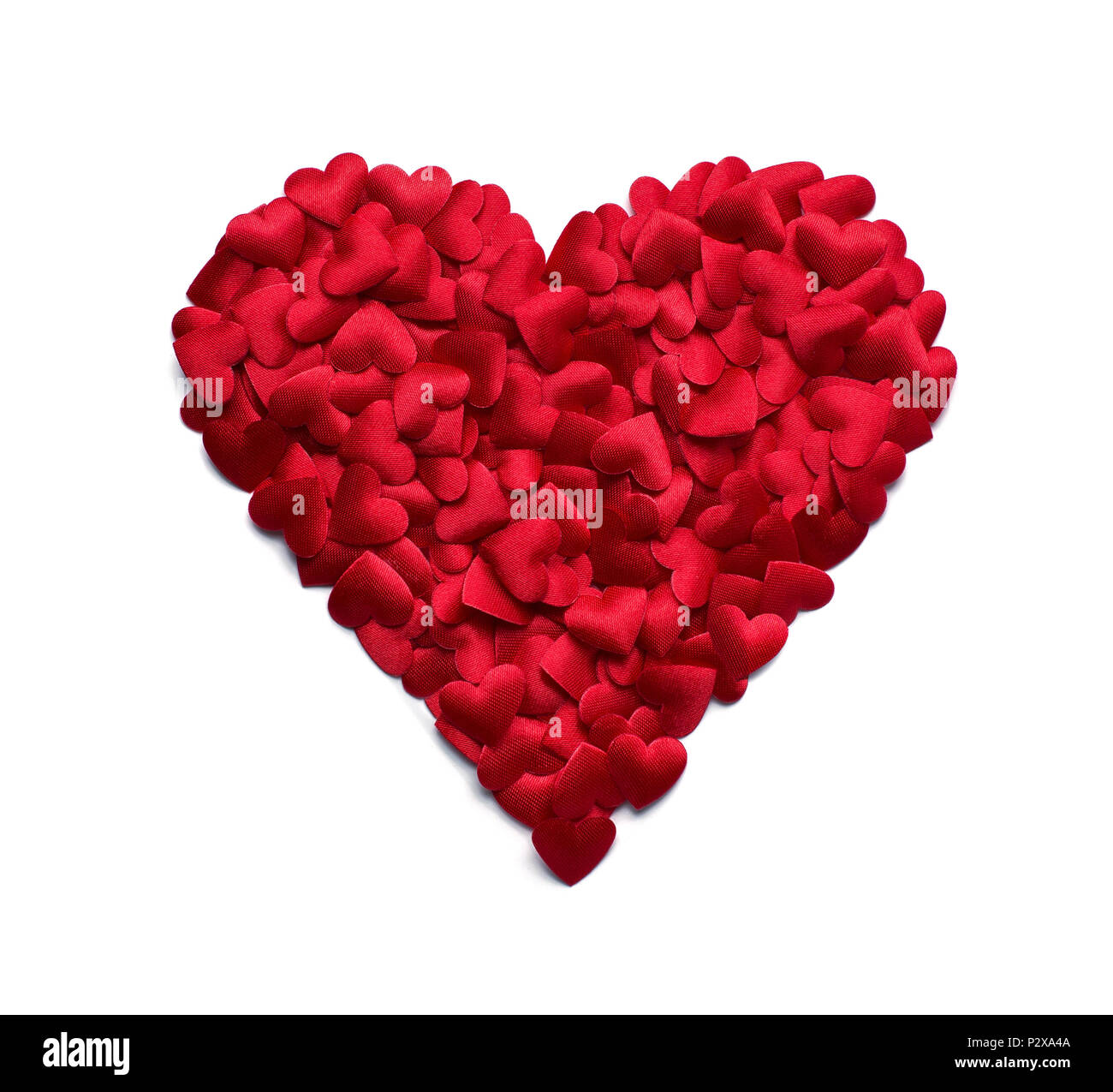 Rotes herz symbol auf weißem hintergrund Ausgeschnittene Stockfotos und ...