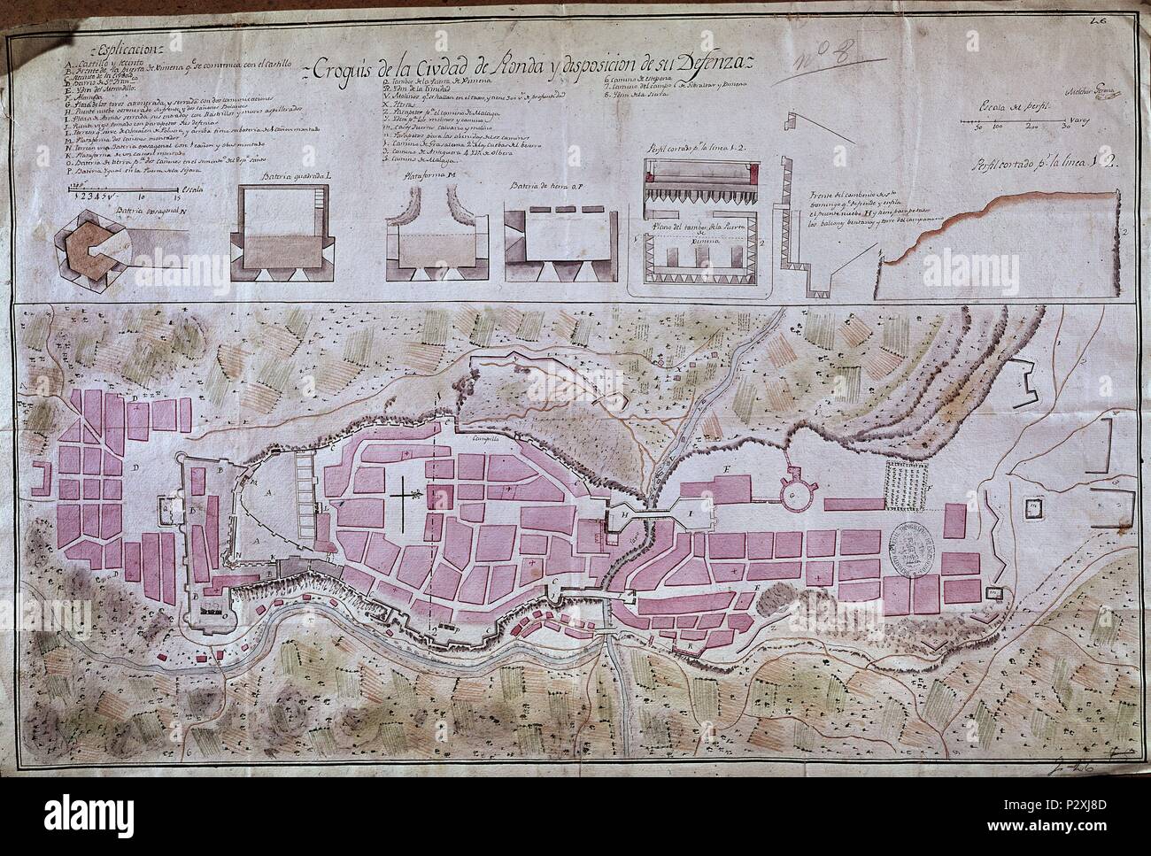 Karte von ronda spanien -Fotos und -Bildmaterial in hoher Auflösung – Alamy