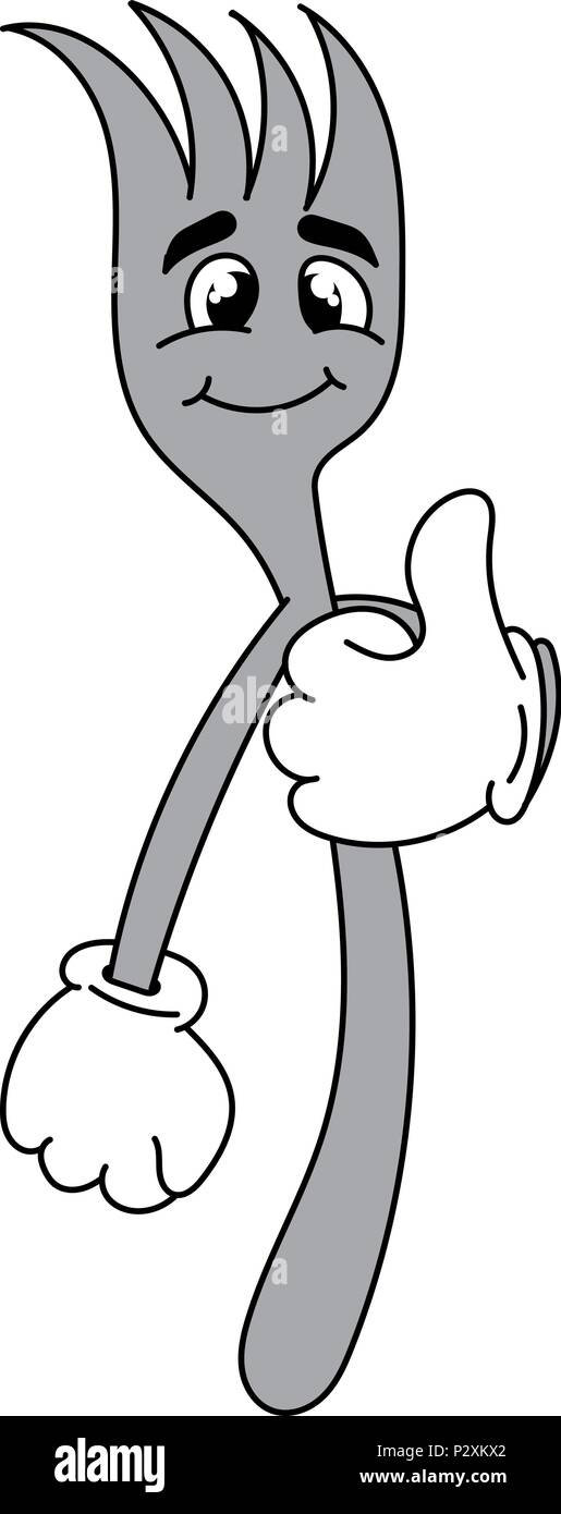 Cartoon Cutlery Stockfotos und -bilder Kaufen - Alamy