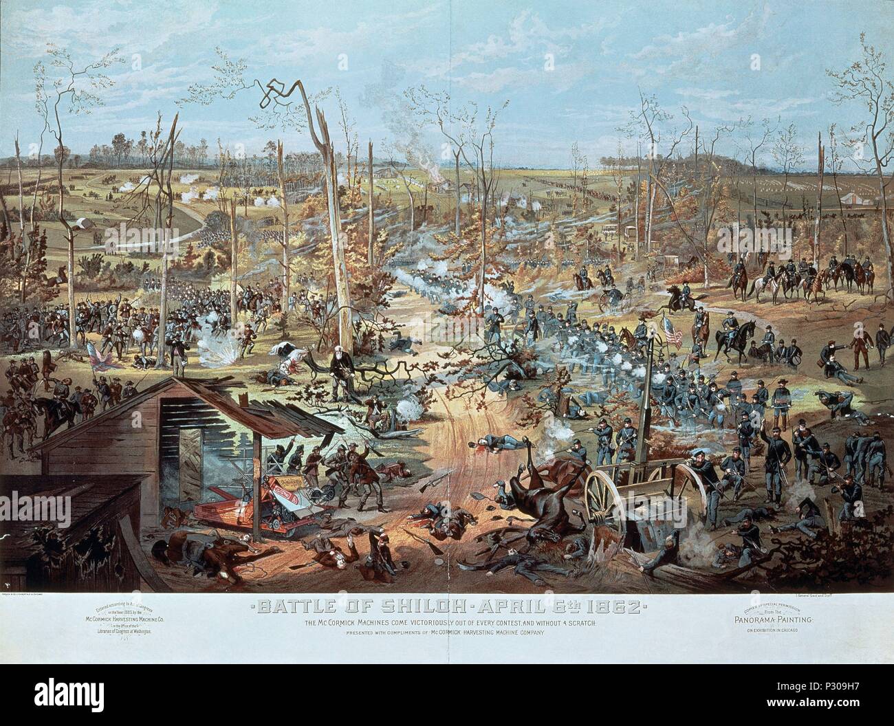 BATALLA DE SILO - 1862 - GUERRA DE SECESION. Ort: British Museum ...