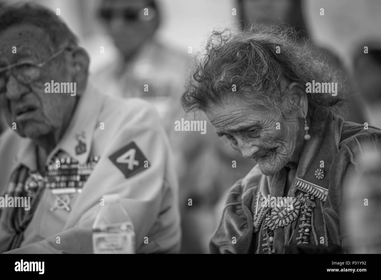 Die 18 Sergeant Major des Marine Corps, Ronald L. Grün, besucht eine ...