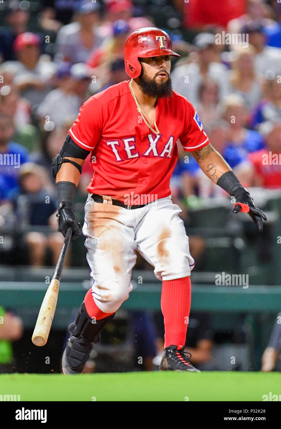 Jun 15, 2018: Texas Rangers zweiter Basisspieler Rougned Geruch #12 At ...