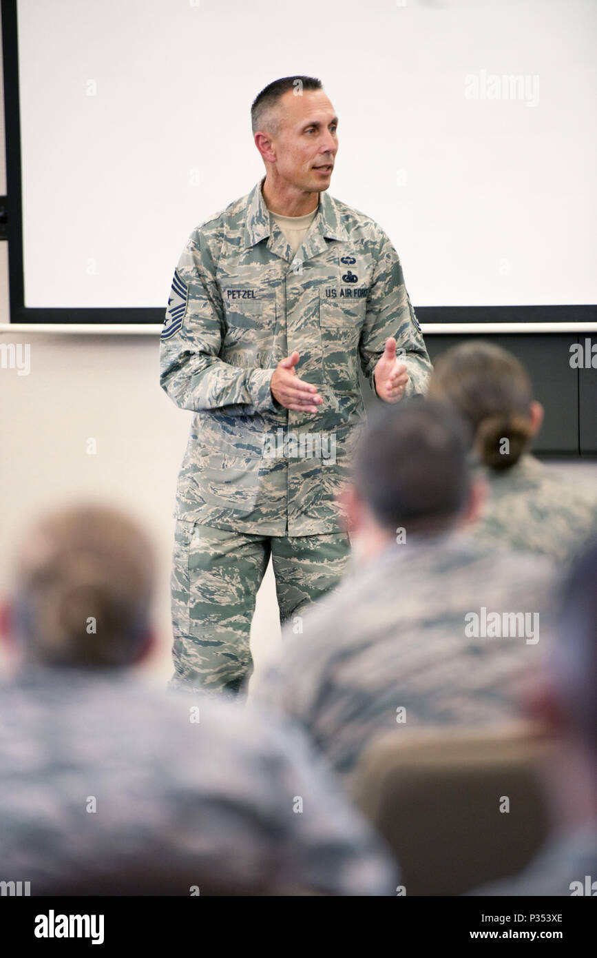 Us Air Force Chief Master Sgt. Todd Petzel, Command Chief, 18 Air Force ...