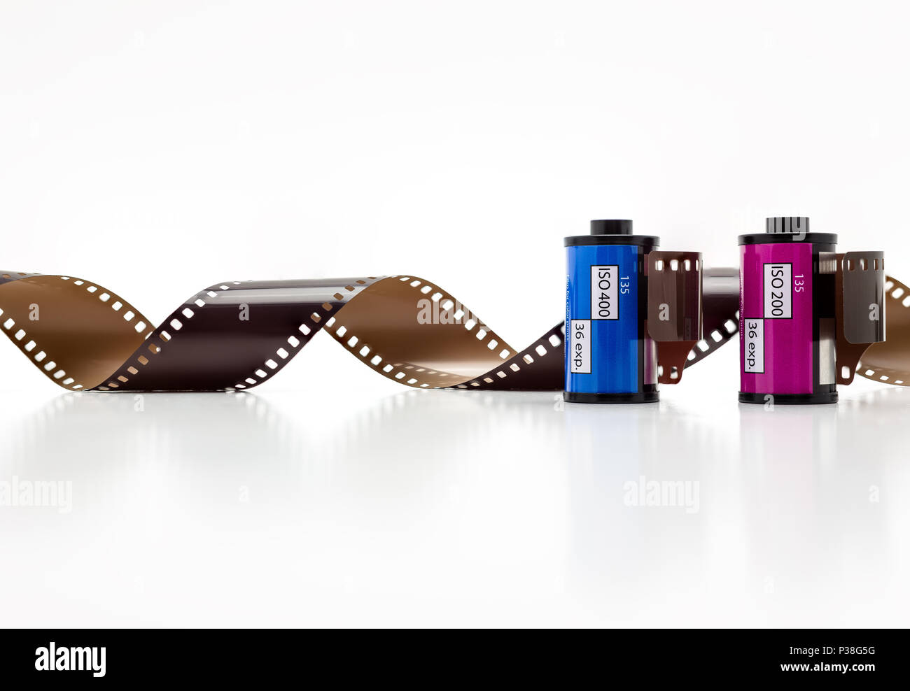 Old Photo Film Rolls Stockfotos und -bilder Kaufen - Alamy