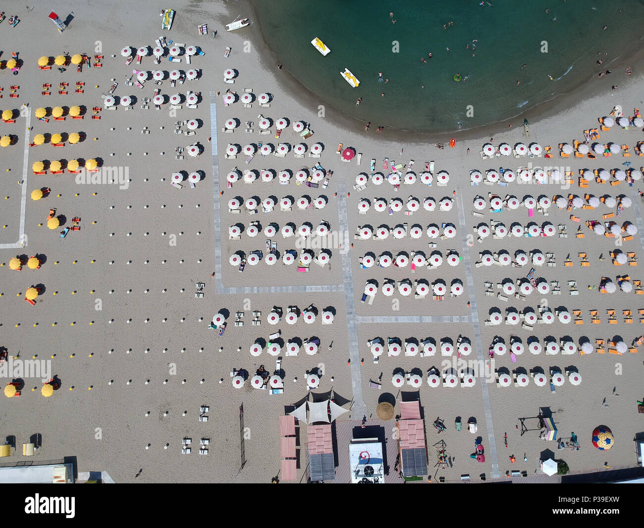 Aerial view rimini beach italy -Fotos und -Bildmaterial in hoher ...