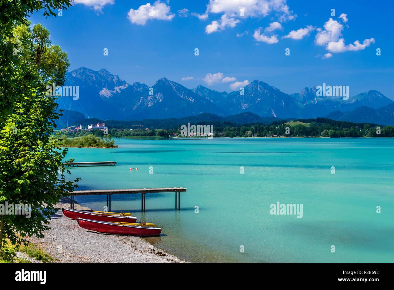 Forggensee im Allgäu - Deutschland Stockfotografie - Alamy