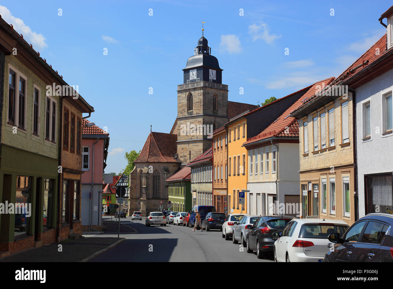 Eisfeld, eine Stadt und eine Gemeinde im Landkreis Hildburghausen in ...