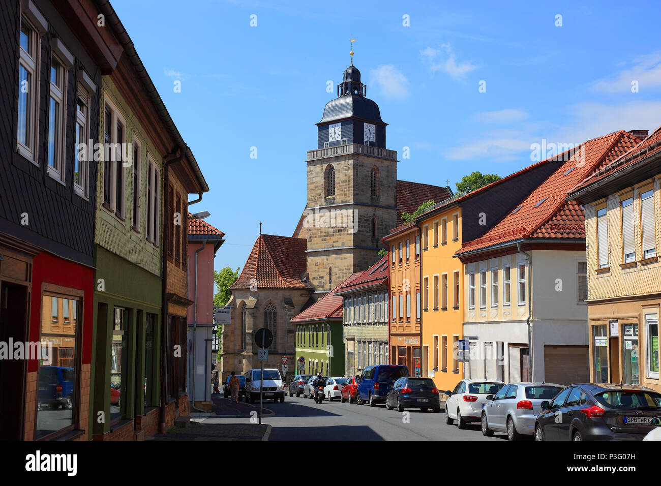 Eisfeld, eine Stadt und eine Gemeinde im Landkreis Hildburghausen in ...