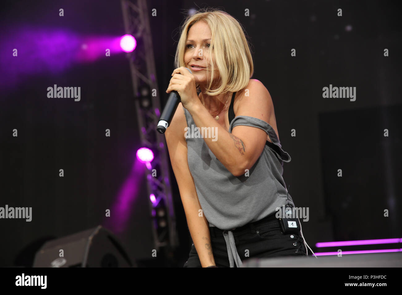 16 Juni 2018, Deutschland, Berlin: Michelle am "Grossen Schlagernacht ...