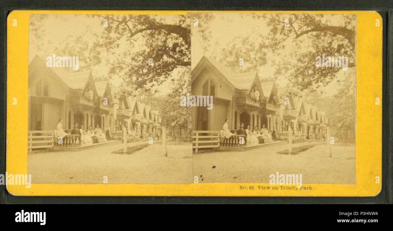 . Blick auf Trinity Park. Abdeckung: 1865?-1880?. Quelle Impressum ...