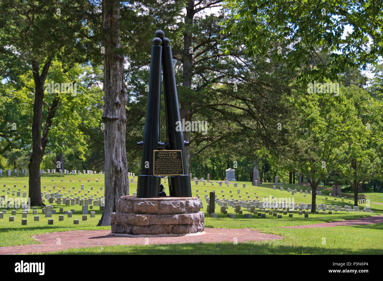 Historische Marker aus Cannon barrel Mark Gen. Ulysses S. Grant's ...