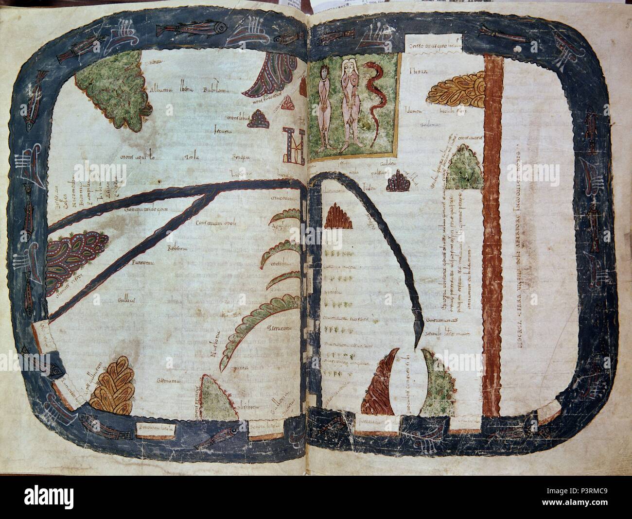 10th century world map -Fotos und -Bildmaterial in hoher Auflösung – Alamy