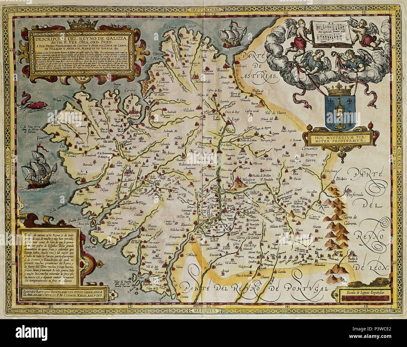 Mapa de galicia -Fotos und -Bildmaterial in hoher Auflösung – Alamy