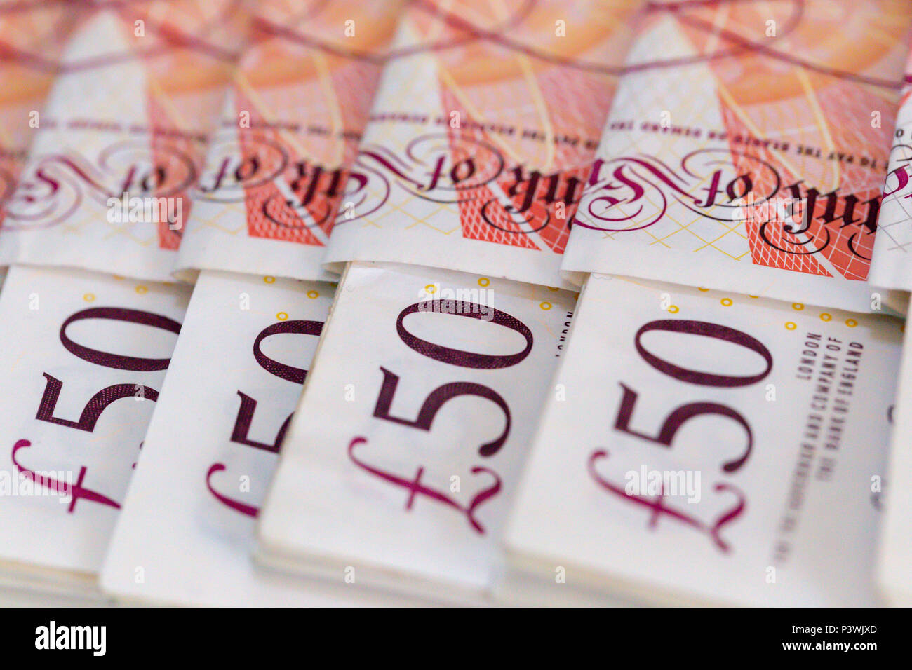 New fifty pound note -Fotos und -Bildmaterial in hoher Auflösung – Alamy