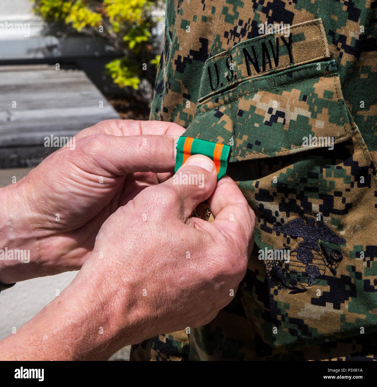 Us Marine Corps Oberst Richard F. Fuerst, kommandierender Offizier ...