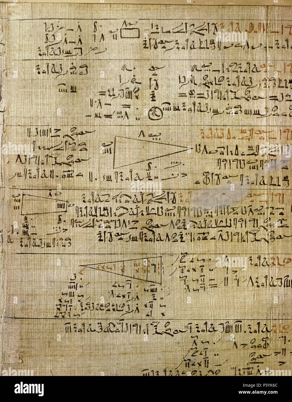Rhind mathematischer papyrus -Fotos und -Bildmaterial in hoher ...