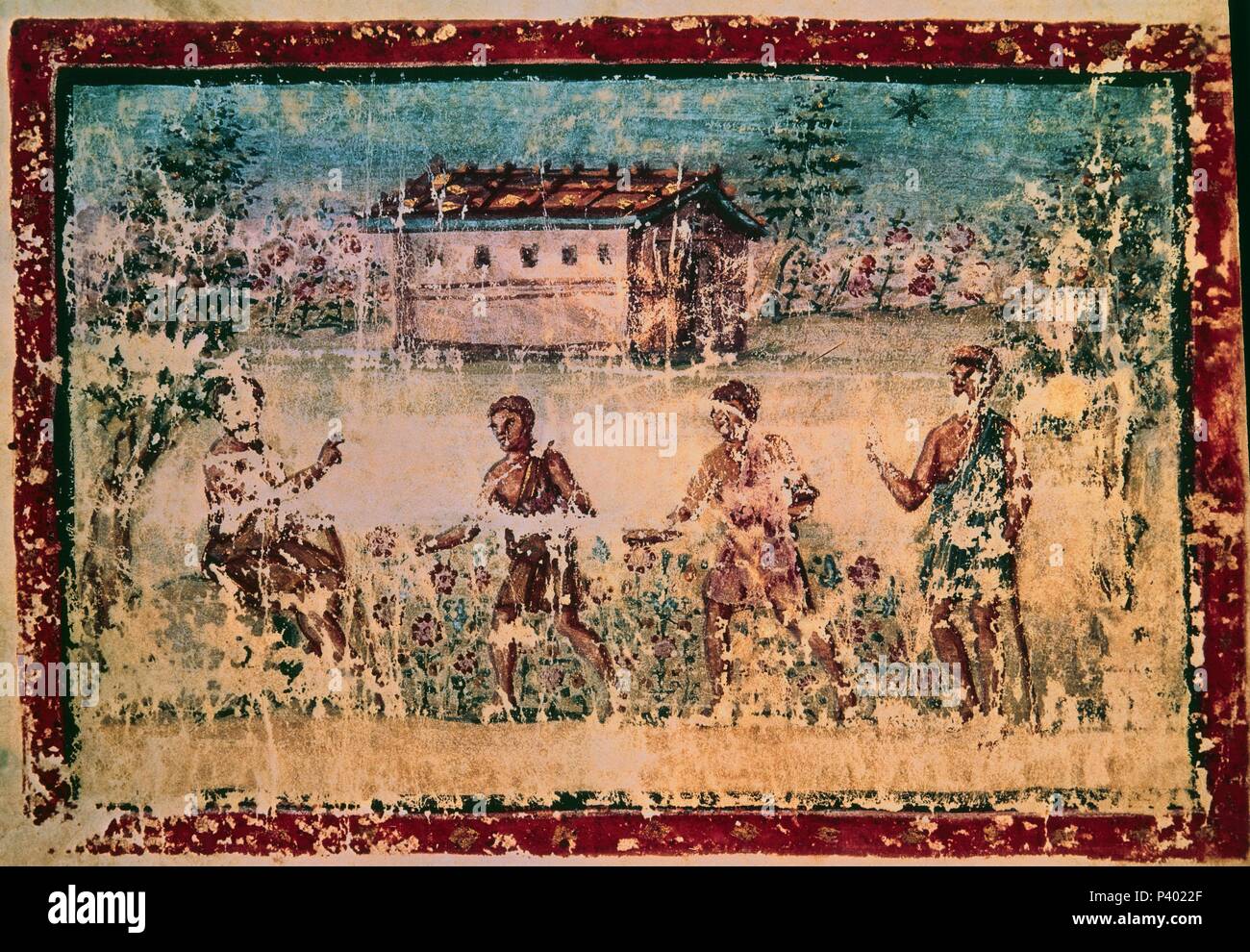 VERGILIUS VATICANUS-LA ENEIDA - MINIATURA - HACIA EL AÑO 400-FOL 7 V ...