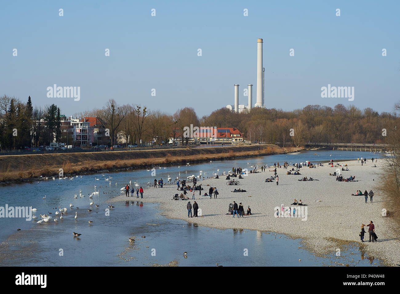 Flaucher at isar river -Fotos und -Bildmaterial in hoher Auflösung – Alamy