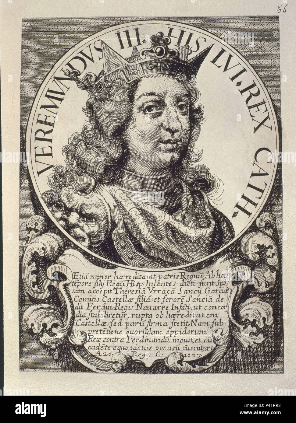 BERMUDO III (1027-1037) REY DE LEON DEL AÑO 1028 AL 1037 - BILDNISSE ...