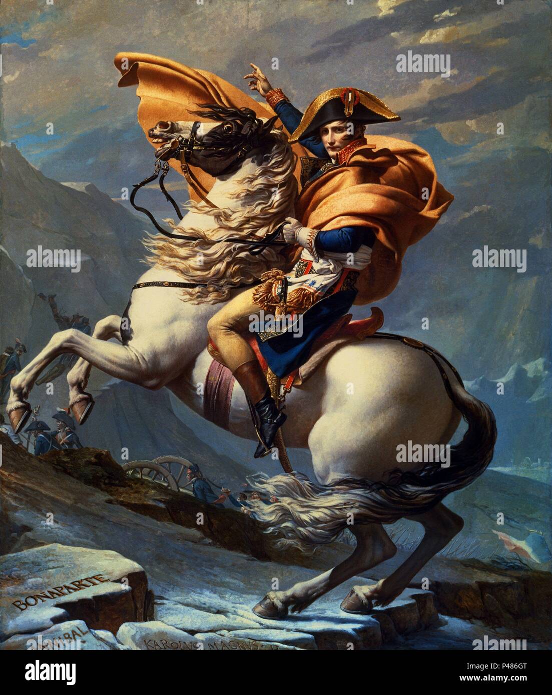 Napoleon crossing -Fotos und -Bildmaterial in hoher Auflösung – Alamy