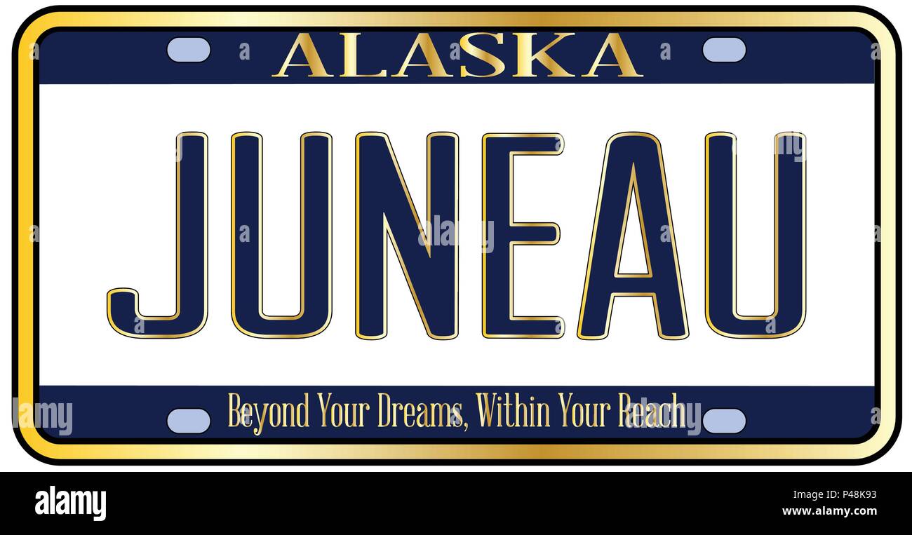 Alaska kfz kennzeichen Stock-Vektorgrafiken kaufen - Alamy
