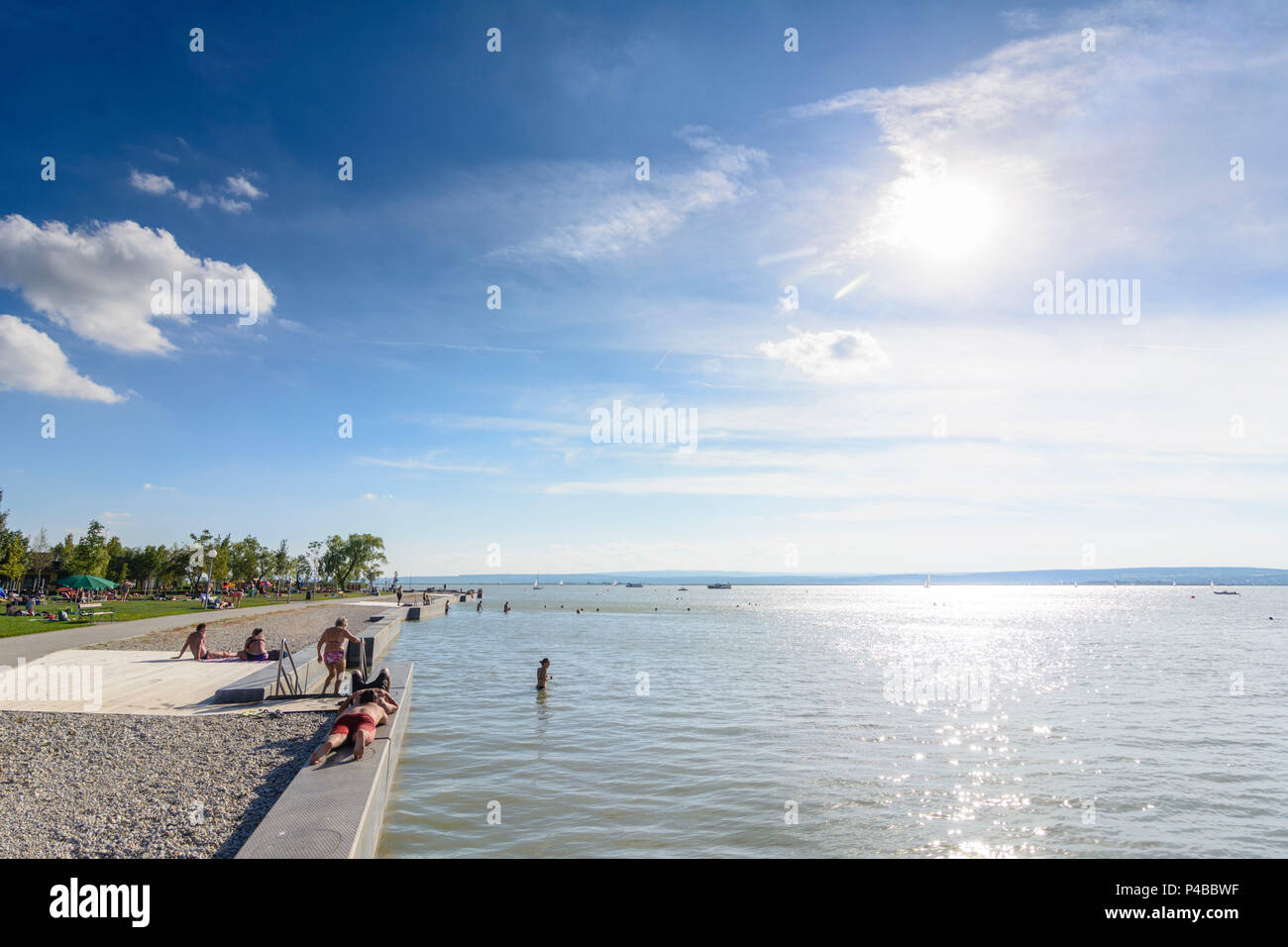 Illmitz, öffentliche Strandbad Lido, Neusiedler See (Neusiedler See ...