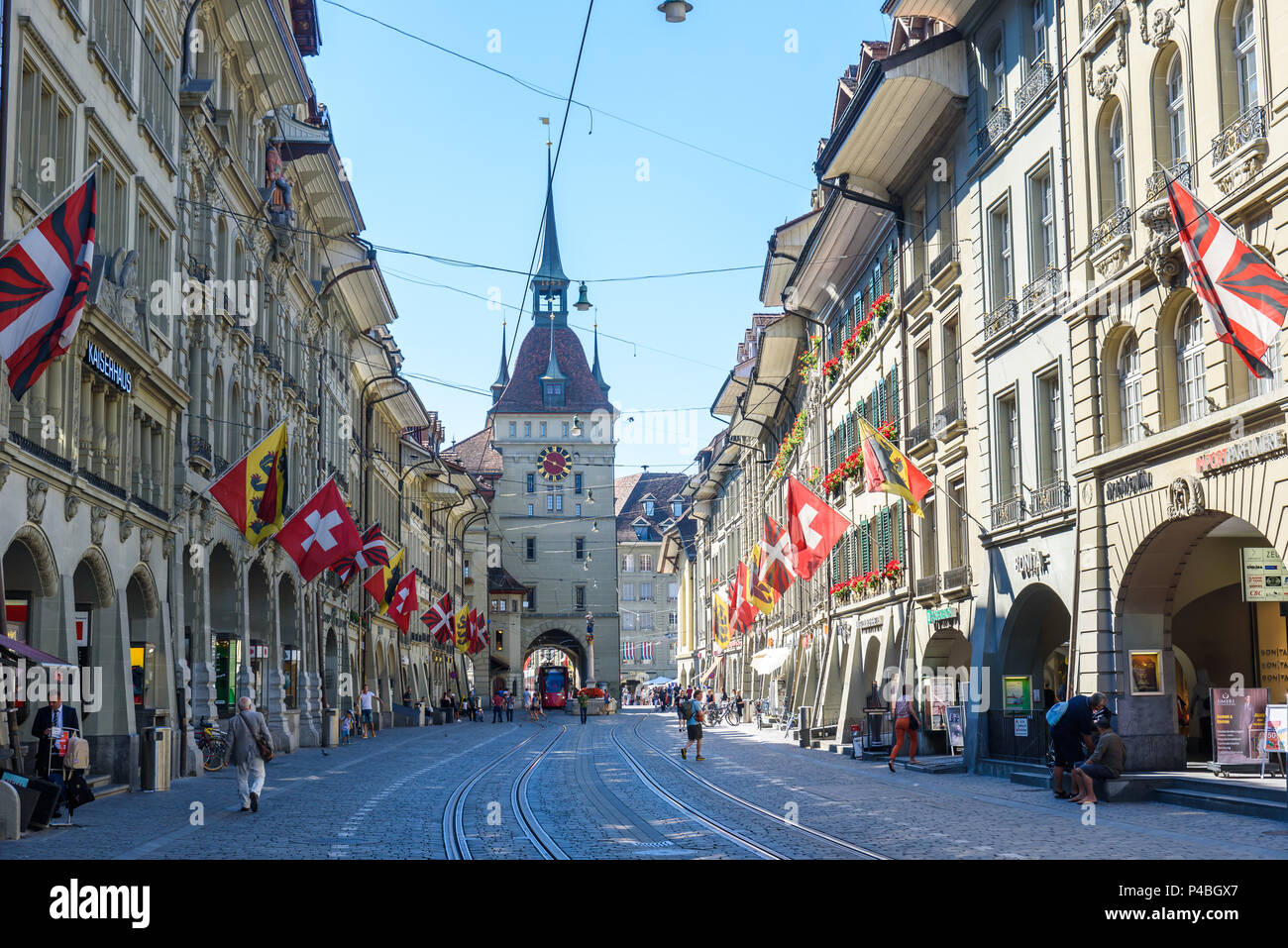 Historische Altstadt im Zentrum von Bern, Schweiz - Reiseziel ...