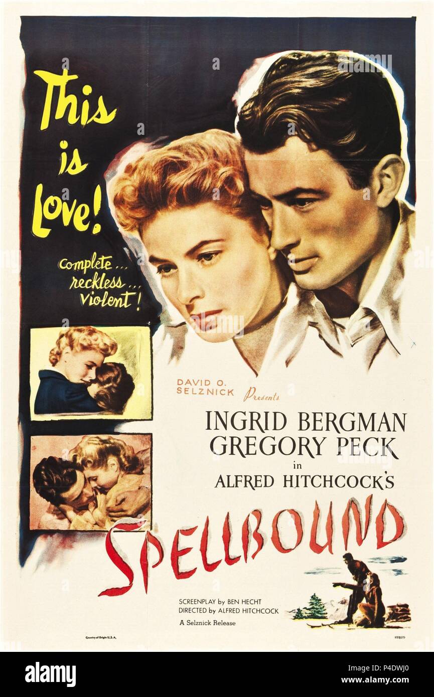 Original Film Titel: SPELLBOUND. Englischer Titel: SPELLBOUND ...